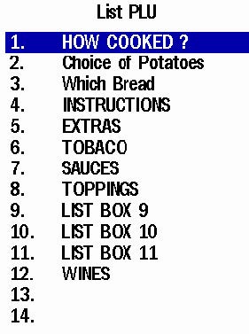 Creating PLU list boxes on ICR - Everything EPOS