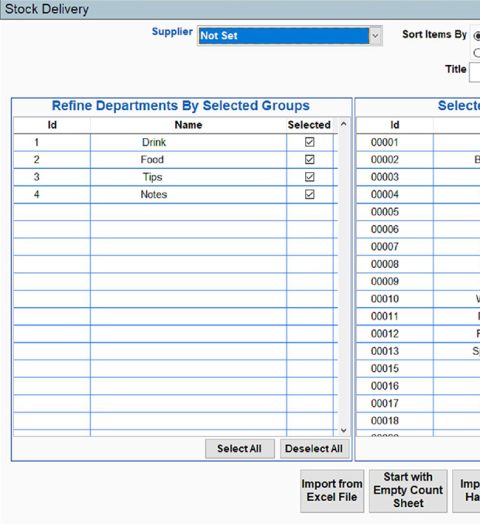 Creating PLU list boxes on ICR - Everything EPOS