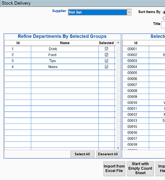 Creating PLU list boxes on ICR - Everything EPOS
